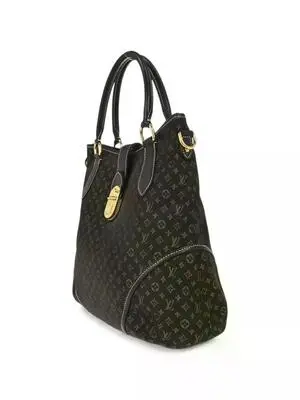 LOUIS VUITTON Elegie Monogram Tote Bag - Brown