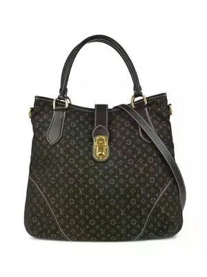 LOUIS VUITTON Louis Vuitton Elegie Monogram Tote Bag Brown