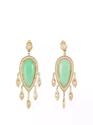 Jacquie Aiche Sophia Diamond Earrings - Gold