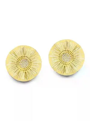 CAROL KAUFFMANN Explosion Diamond Earrings - Gold