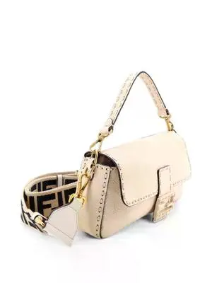 Fendi Selleria Baguette Nm Bag Leather Medium Shoulder Bag