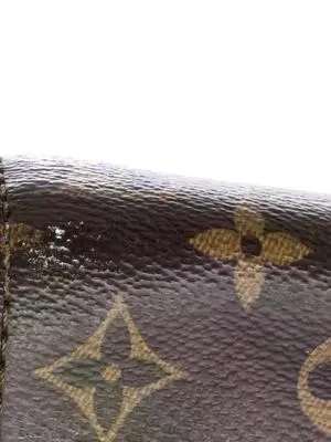 LOUIS VUITTON Fold Tote Monogram Canvas And Leather Pm Satchel
