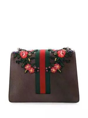 Gucci Web Dionysus Bag Embellished Leather Medium Shoulder Bag