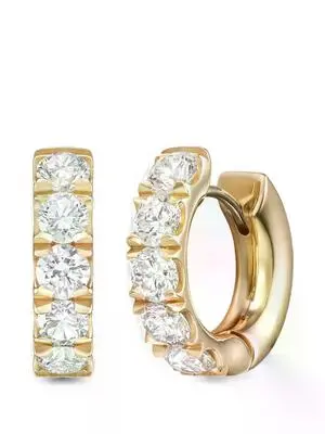 MELISSA KAYE Super Clara Diamond Hoop Earrings