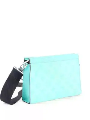 LOUIS VUITTON Gaston Wearable Wallet Monogram Taigarama Crossbody Bag - Green