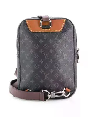 LOUIS VUITTON Amazone Sling Bag Patchwork Monogram Eclipse Canvas And Printed Leather Backpack