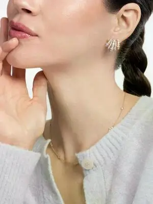 Kwiat Diamond Five-row Cuff Earrings In 18k Yellow - Gold