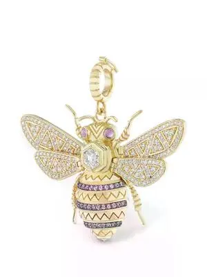 Harwell Godfrey Honey Bee Diamond And Amethyst Bee Pendant