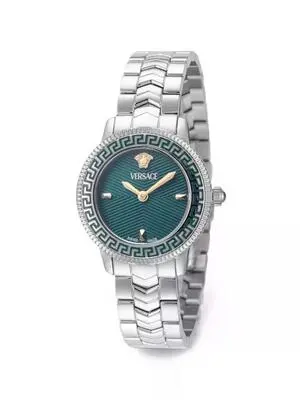 Versace V-icon Greca Watch - Green