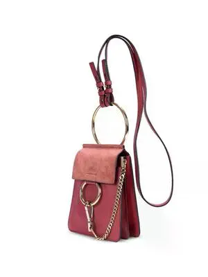 Chloé Faye Small Shoulder Bag - Red