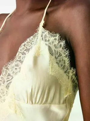 Bardot Silvio Lace-trim Asymmetric Mini Dress