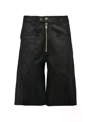 FILTH Waxed Panelled Shorts