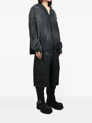 FILTH Waxed Panelled Shorts