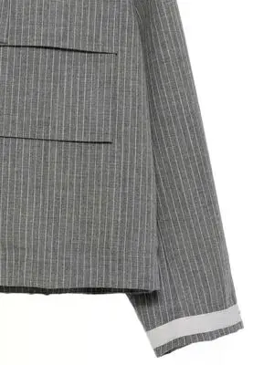 Thom Browne Pinstripe-pattern Hooded Jacket