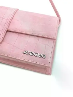 Jacquemus Croc-effect Leather Shoulder Bag