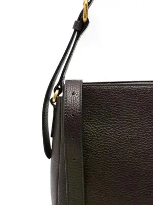 GIANNI CHIARINI Laura Grained Leather Shoulder Bag