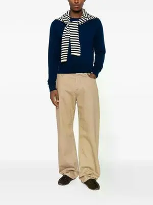 Extreme Cashmere March Crew-neck Long-sleeve Sweater - Blue