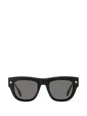 Alexander McQueen Spike-stud Rectangle-frame Sunglasses
