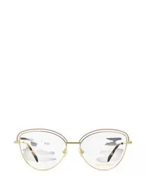 Emilio Pucci Enamel-accent Butterfly-frame Glasses