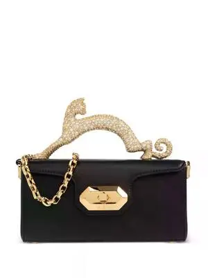 LANVIN Pencil Cat Nano Bag - Black