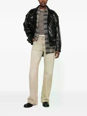 R13 Boyfriend Leather Moto Jacket