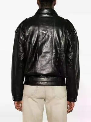 R13 Boyfriend Leather Moto Jacket