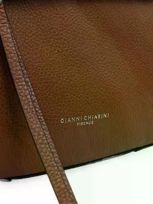 GIANNI CHIARINI Medium Helena Grained-leather Tote Bag