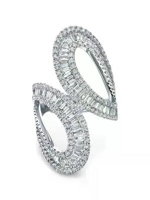 GRAZIELA Diamond Bypass Ring