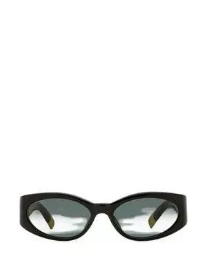 Jacquemus Jac4s Ovalo Sunglasses - Black