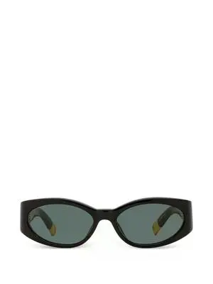 Jacquemus Oval Sunglasses - Black