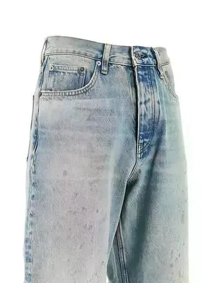 SUNFLOWER Relaxed Fit Paint-splatter Jeans