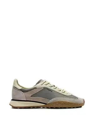 HOFF Bridge Mkii Panelled Leather Sneakers - Grey