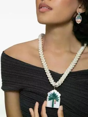 SILVIA FURMANOVICH Window Multi-stone Pendant Necklace