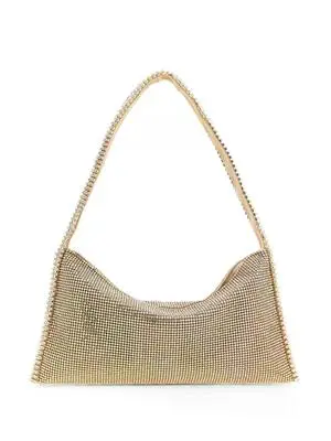 Benedetta Bruzziches Your Best Friend La Grande Rhinestone-embellished Shoulder Bag - Gold