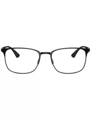 Ray-ban Rectangle-frame Glasses - Black