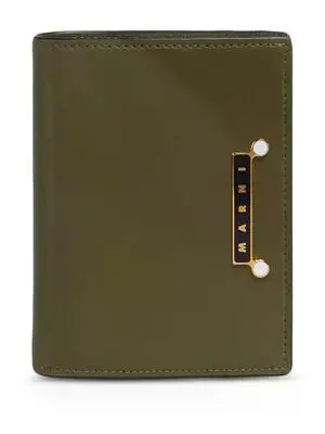 Marni Leather Wallet - Green
