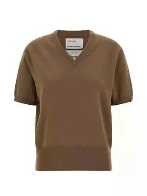 Extreme Cashmere N°490 Martina Short-sleeve Sweater - Brown