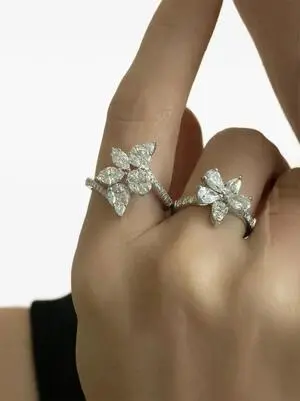 ZYDO Diamond Flower Ring