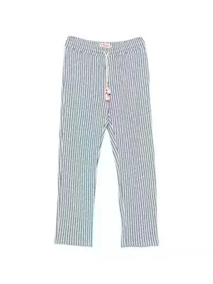 MC2 SAINT BARTH Calais Crochet Drawstring Trousers - Blue