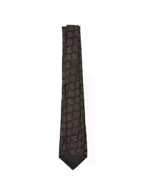 Giorgio Armani Geometric-pattern Tie