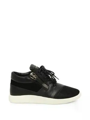GIUSEPPE ZANOTTI Megatron Zip-detail Sneakers - Black