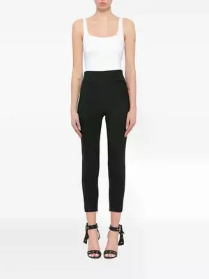 Alexander McQueen Cropped Zipped-hem Trousers