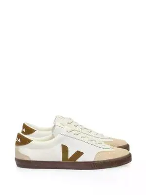 VEJA Volley Leather Tent Bark Sneakers - White