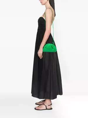 Bottega Veneta 2012-2026 Lambskin The Mini Pouch Crossbody Bag - Green
