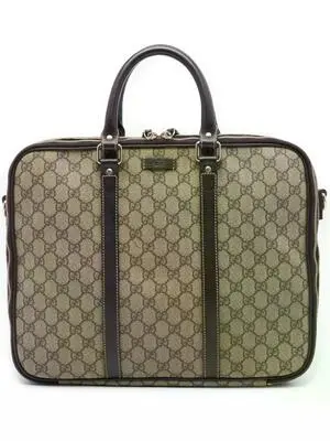 Gucci 2000-2015 Gg Supreme Business Bag - Neutrals