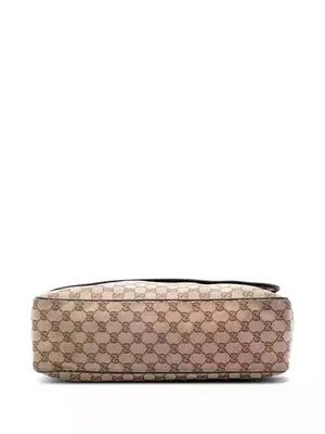 Gucci 2016-2026 Gg Canvas Web Flap Messenger Bag Crossbody Bag