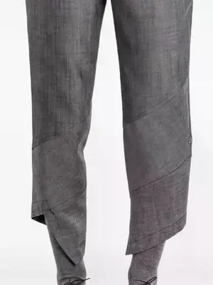 Comme Des Garçons Asymmetric-hem Tailored Trousers