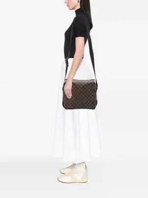 LOUIS VUITTON 2007 Damier Ebene Naviglio Crossbody Bag