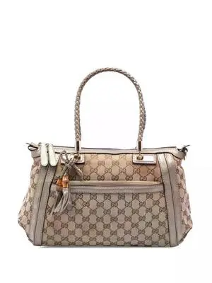 Gucci 2016-2026 Gg Canvas Bella Satchel - Neutrals