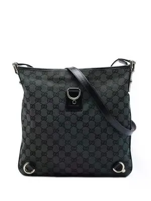 Gucci 2016-2026 Gg Canvas Abbey D Ring Crossbody Bag - Green